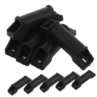 Angoily 10 Stück Fußstützen Gleiter Aus Robustem Kunststoff Glatte Kanten Kompatibel Mit Gaming Stühlen Und Relaxsesseln Langlebig Und Leicht Zu Reinigen