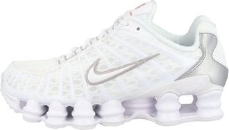 Nike Nike Damen Leichtathletikschuhe Sneaker, Mehrfarbig White White Metallic Silver Max Orange 000, 38.5 EU
