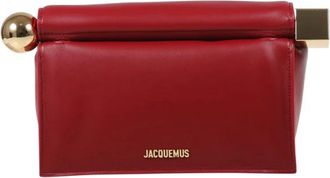 Jacquemus Femme, Sacs, Rouge, Taille: ONE Size La Pochette Rond Carre