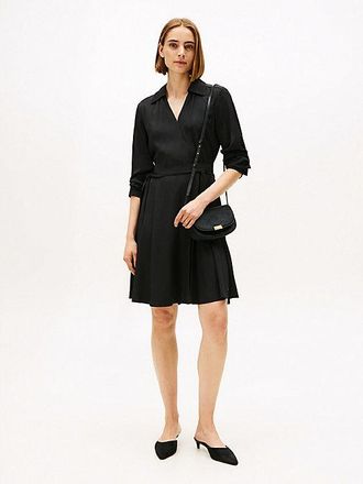 Tommy Hilfiger Robe portefeuille courte à manches longues