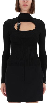 Versace Jeans Couture Rollneck Pullover - - Knitwear - Damen - Schwarzk - L