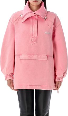 The Attico Damen, Sweatshirts & Hoodies, Rosa, 2XSGr&ouml;&szlig;e