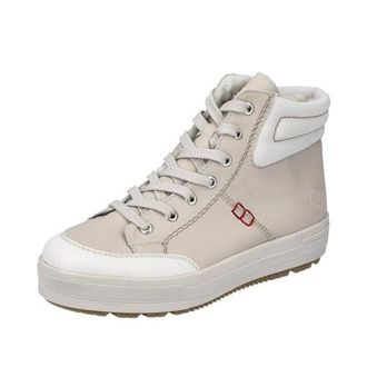 Rieker Femme N2772 Botte Tendance, Beige, 38 EU