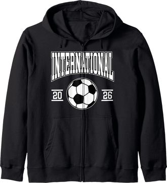 Trendy Apparel International Football Soccer Kapuzenjacke