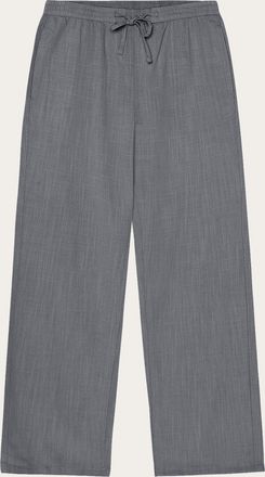 Knowledge Cotton Apparel Herren vegan Hose Tim Tapered Leinen Mix Ultimate Grau