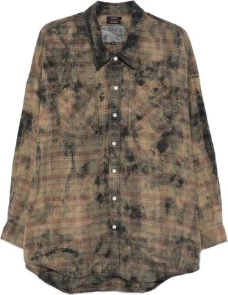 R13 Plaid Pocket Shirt