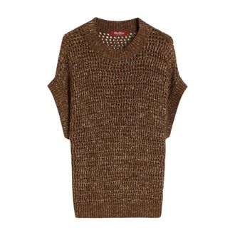 Max Mara Damen, Strickwaren, Braun, XSGr&ouml;&szlig;e