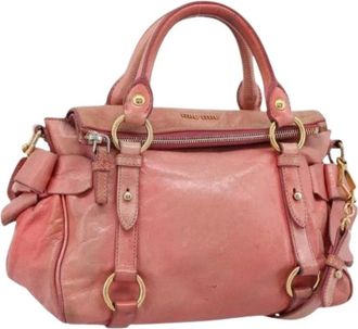 Miu Miu Sac &agrave; main Pre-owned - Femme - Pre-owned - Rose - Taille: ONE Size