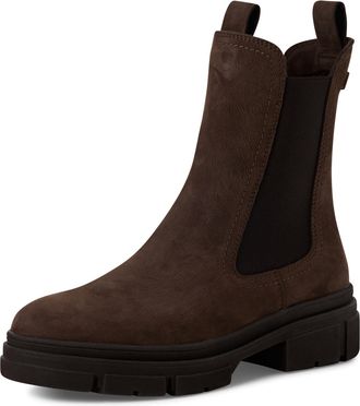 Tamaris Chelsea Boots Chelsea Boot Damen 1-25901-41 3B2 Echtleder in braun