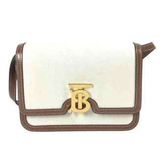 Burberry Pre-owned Stoff schultertasche - - Pre-owned - Damen - Beige - ONE SIZE