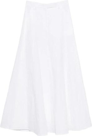 Brunello Cucinelli Mid-rise Midi Skirt - - Skirts - Damen - Wei&szlig; - S
