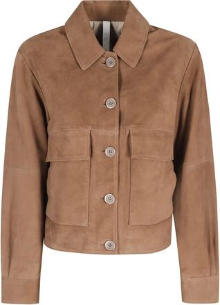 Duno Femme, Vestes, Brun, Taille: 38 FR Joan Volterra Jacket