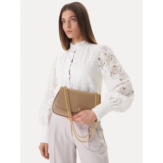 Calvin Klein Handtasche Calvin Klein Ck Convertible Chain Medium Bag LV04F3171G Beige