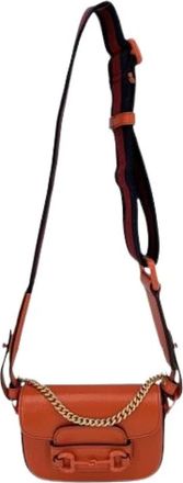 Gucci Sac bandouli&egrave;re Pre-owned - Femme - Pre-owned - Orange - Taille: ONE Size