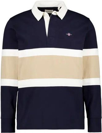 GANT Herren Sweatshirt blau Baumwolle gestreift