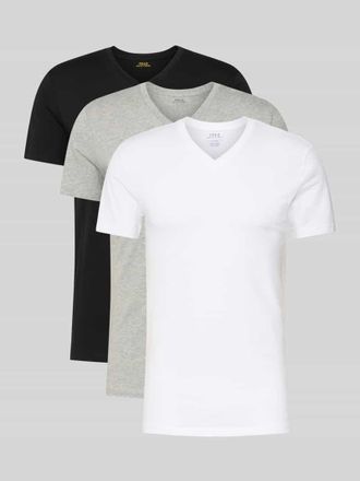 Ralph Lauren Slim Fit T-Shirt aus reiner Baumwolle im 3er-Pack