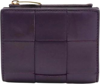 Bottega Veneta Pre-owned Cuir petite-maroquinerie - Femme - Pre-owned - Violet - Taille: ONE Size