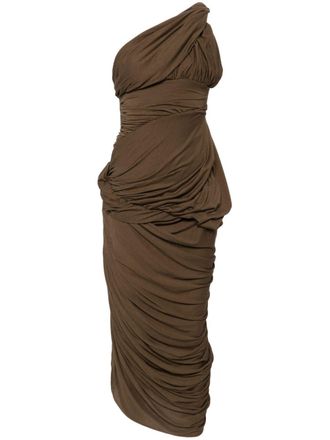 Rick Owens robe Lido - Marron