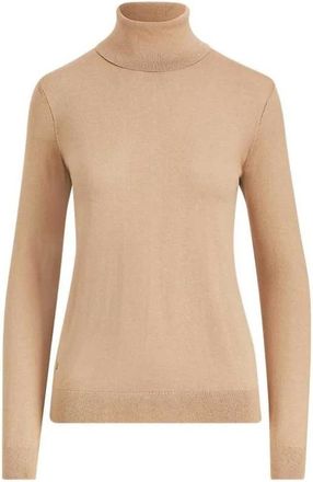 Ralph Lauren Femme, Pulls, Beige, Taille: 42 FR Vesta Turtleneck