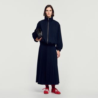 Sandro Plissierter Blouson