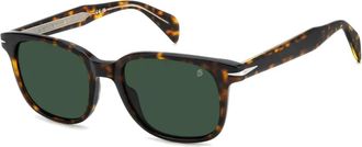 Eyewear by David Beckham unisex, Accessoires, Brun, Taille: 53 MM Db1177/S Lunettes de Soleil, Monture Havane, Verres Verts