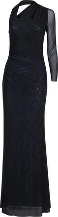 Silvian Heach Femme, Robes, Noir, Taille: 40 FR Rumpisi Long One-Shoulder Dress