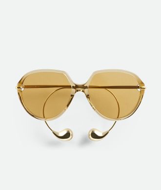 Bottega Veneta Lunettes De Soleil Carr&eacute;es Drop - Bottega Veneta