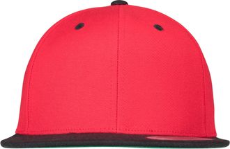 Flexfit Unisex Mesh Trucker M&uuml;tze, Red/Black,S/M