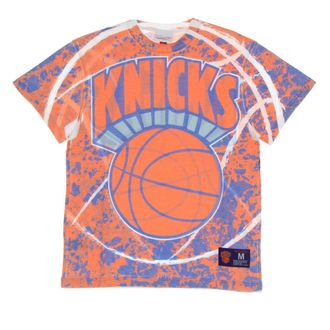 Mitchell & Ness Homme, Tops, Multicolore, Taille: M NBA Jumbotron Tee Hardwood Classics