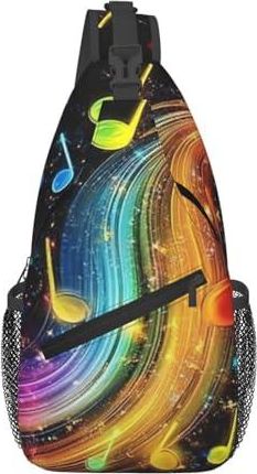 Generic Sac &agrave; dos &agrave; bandouli&egrave;re avec faisceau rotatif et note pour homme