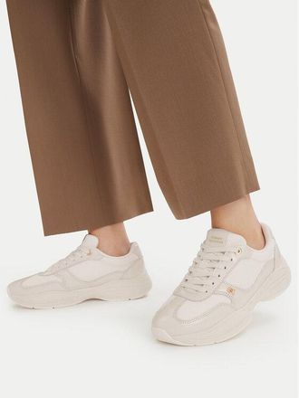 Tommy Hilfiger Sneakers Modern Runner Shiny Leather FW0FW09413 Beige