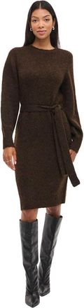 Vila mpe O-Neck L/S Knit Midi Dress-Noos