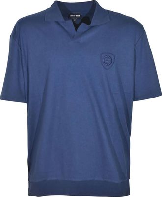 Giorgio Armani Homme, Tops, Bleu, Taille: 2XL Giorgio Armani T-shirts et polos