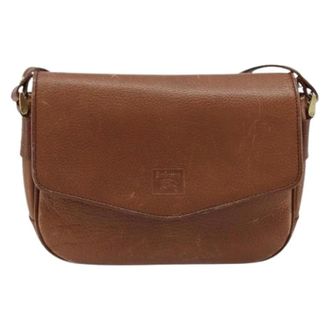 Burberry Sac port&eacute; &eacute;paule Flap Pre-owned - Femme - Pre-owned - Brun - Taille: ONE Size