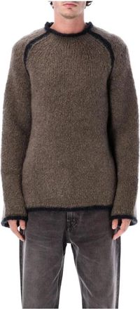 Our Legacy Homme, Pulls, Gris, Taille: XL Pull Raglan en Maille Mohair