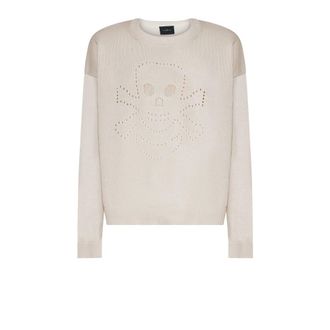 John Richmond Herren, Strickwaren, Beige, 2XLGr&ouml;&szlig;e