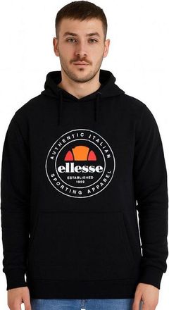 Ellesse Hoodie ELLESSE Sweatshirt mit Kapuze Herren Schwarz S-XXL Ellesse Herren Sweatshirt mit Kapuze