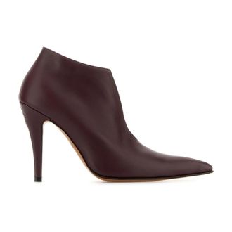 Alexander McQueen Leder Schn&uuml;rschuhe - - Shoes - Damen - Rot - 38 EU