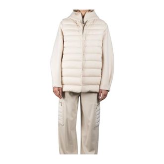Moorer Femme, Vestes, Beige, Taille: 38 FR Senigallia-LE Jacket