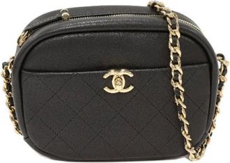 Chanel Pre-owned Cuir sacs-ports-paule - Femme - Pre-owned - Noir - Taille: ONE Size