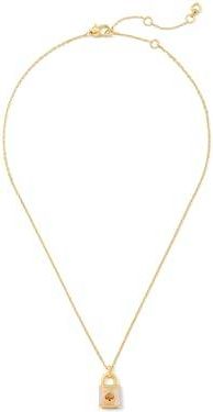 Kate Spade New York Mini pendentif, or blanc