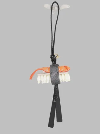 Anya Hindmarch Womens Bag Charm Nigiri Leather Multicolour Accessories