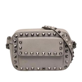 Valentino Pre-owned Rockstud Crossbody Bag - - Pre-owned - Damen - Grau - ONE SIZE