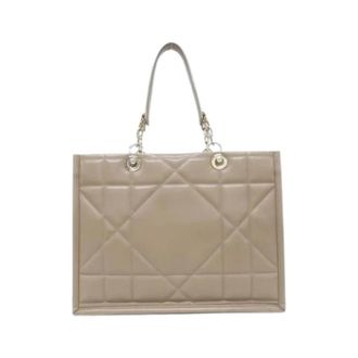Dior Sac &agrave; main Pre-owned Essential en cuir de veau - Femme - Pre-owned - Beige - Taille: ONE Size