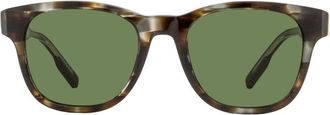 Ermenegildo Zegna lunettes de soleil à logo gravé - Marron
