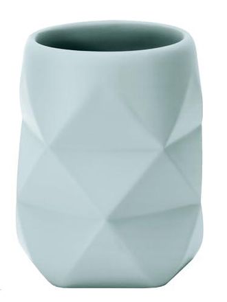 Kleine Wolke 8430649852 Zahnputzbecher Crackle, Opal, 8 x 10 cm, Polyresin