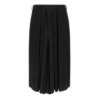 Yohji Yamamoto Homme, Pantalons, Noir, Taille: L Hakama Pants