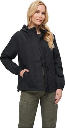 Brandit Women Summer Frontzip Windbrea, Farbe: black, Gr&ouml;&szlig;e: 5XL