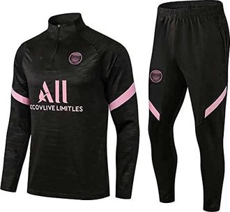 Generic JIEAGY Paris Jersey Combinaison de Formation &Agrave; Manches Longues Veste Printemps et Automne Veste Costume Football Uniforme Personnalis&eacute; PSG Hommes Femm