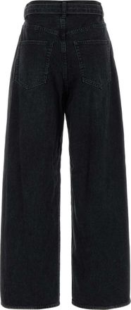sacai Pants Jeans - Black